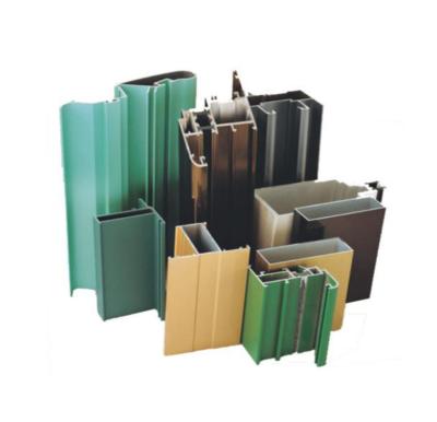China Colorful Powder Coated T3 6063 Aluminium Door Frame for sale