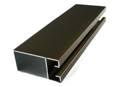 China Bronze Anodized Aluminum Profiles Trailer Doors Windows Frame T5 6063 Corrosion Resistant for sale