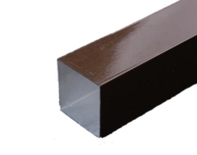 China 6063 T5 80*40 Aluminium Square Tube Hollow Tubes , Powder Coated Aluminum Profile for sale