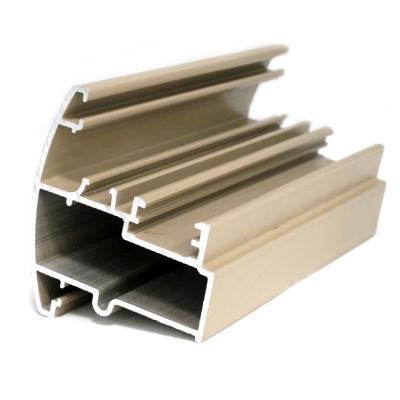 China 6063 T5 0.8mm Beige Poeder Met een laag bedekte Aluminiumuitdrijvingen Te koop