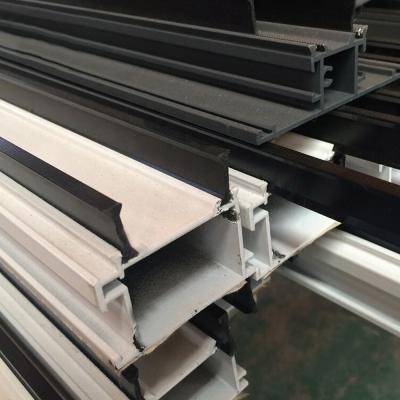 China Pulverize perfis dominiquenses estruturais de revestimento da extrusão da janela de alumínio 160*160mm à venda