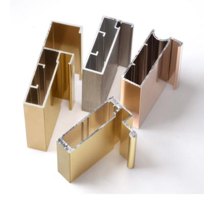 China 7m Length Polished T8 Aluminium Alloy Profiles For Kitchen Cabinet for sale