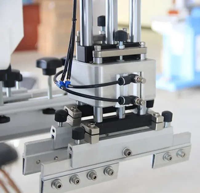 Automatic Fire Extinguisher UV Screen Printing Machine with LED UV Drying System