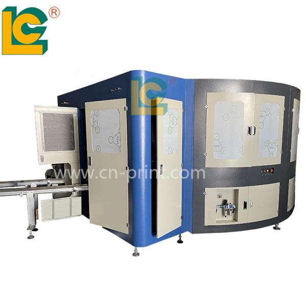 Quality 6color Automatic Spain Glass Bottle Screen Printer Servo-controlled Screen Print for sale