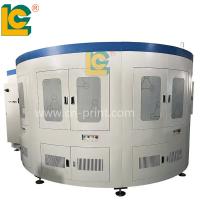 China 6color Automatic Spain Glass Bottle Screen Printer Servo-controlled Screen Print for sale