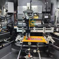 China 6color Automatic Spain Glass Bottle Screen Printer Servo-controlled Screen Print for sale
