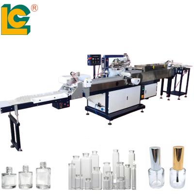 China Fully automatic screen printing machine suitable for nail polish bottles, ampoules, and glass tubes for sale