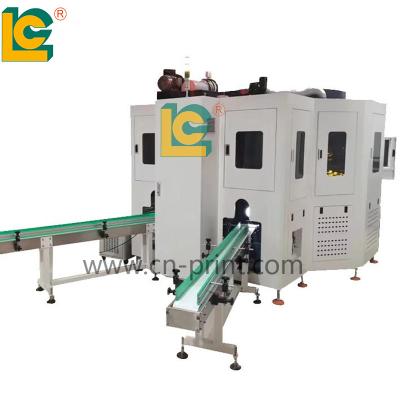China Full automatic 5 color servo control UV screen printing machine for plastic tube for sale