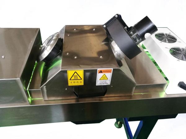Quality Fully automatic makeup pen UV hot air dual screen printing machine for sale