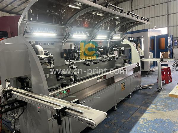 Quality LC Automatic 3-Color Screen Printer for Bottle Lines for sale