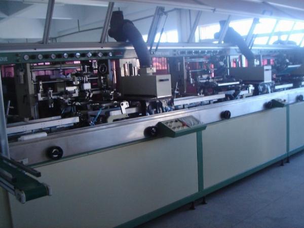 Quality Automatic 4-colour cylinder UV Silk Screen Printer for sale
