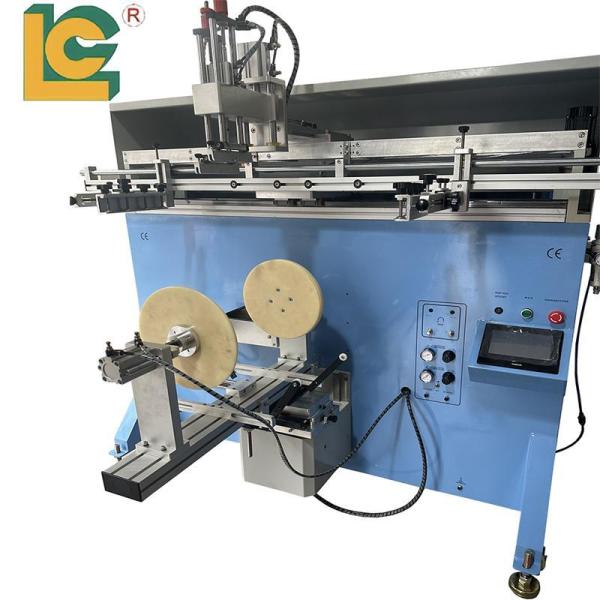 Quality Cylinder Large size Screen Printer With Color Sensor For Big Bucket for sale