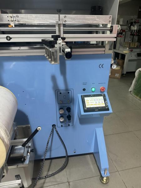 Quality Cylinder Large size Screen Printer With Color Sensor For Big Bucket for sale