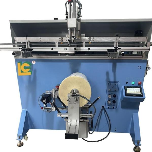 Quality Cylinder Large size Screen Printer With Color Sensor For Big Bucket for sale