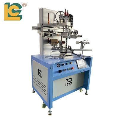 China Screen Printer With Color Sensor Screen Printing Machine For Burgundy Bottle for sale