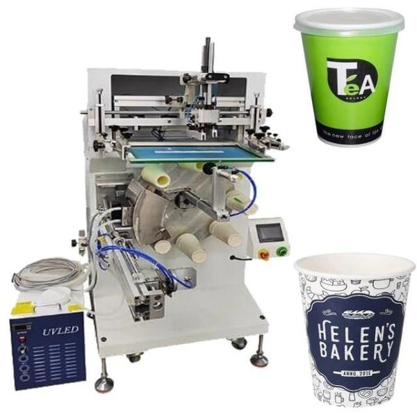 Quality Auto Unloading Screen Printer With Led UV Curing System for sale