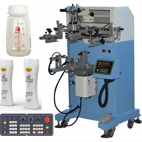 Quality Pneumatic Cylindrical Screen Printing Machine Bottle Stand for sale