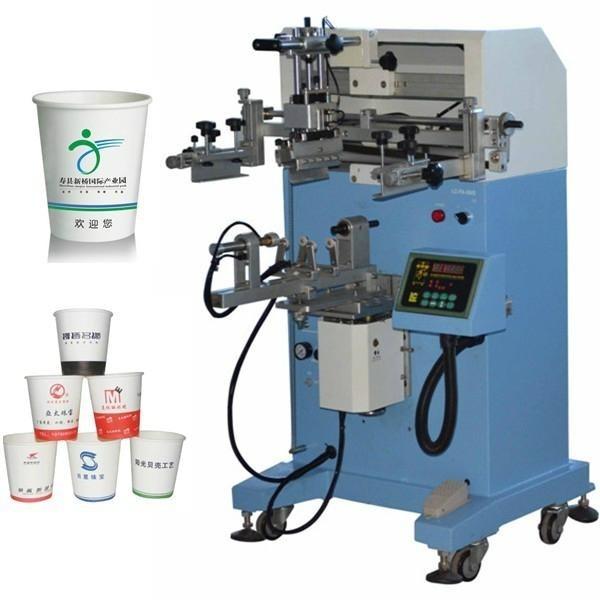 Quality Pneumatic Cylindrical Screen Printing Machine Bottle Stand for sale