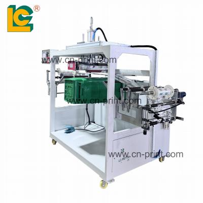 China Plane Servo Garbage Can plastic Bin Heat Transfer Machine for sale