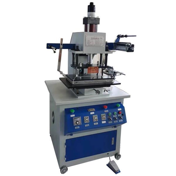 Quality Pneumatic Plane leather logo embossed hot stamping machine for sale