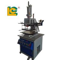Quality Pneumatic Plane leather logo embossed hot stamping machine for sale
