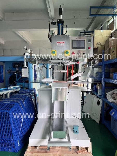 Quality larger size plastic container Custom PLC control hot foil stamping machine for sale