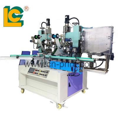 China Automatic two-color turntable 8-station mark pen hot stamping machine for sale