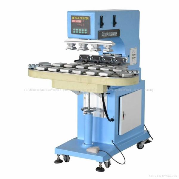 Quality 4-Colour Conveyor & sealed cup Pad Printer for sale