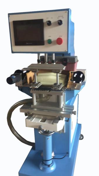 Quality PLC System Transverse Flow tampografia for insole with pad cleaning system for sale