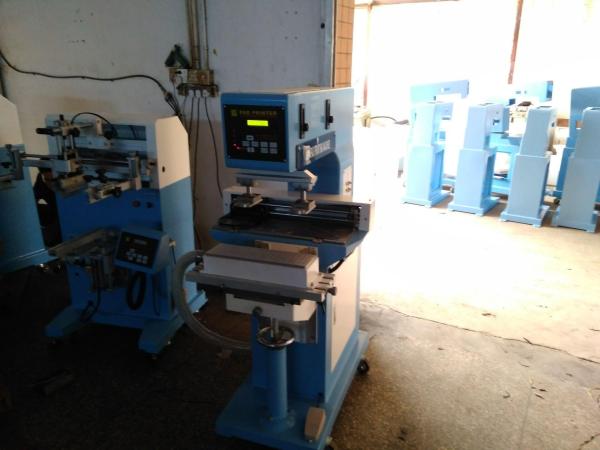 Quality Single Transverse pad printing machines for round applications for sale