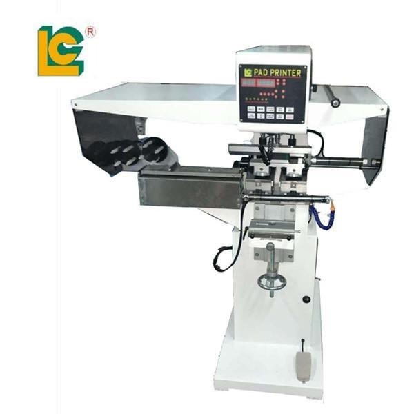 Quality pad shuttle garment neck label pad printing machine tampografia de 2 colores for sale