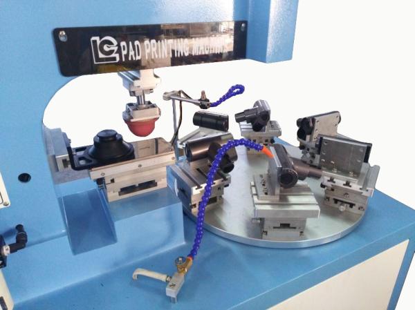 Quality 6 station rotary pad printing machine optical frame pad printing machine for sale