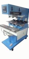 China 4 color large size shuttle pad printer for sale