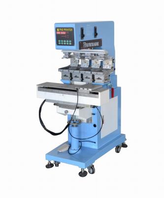 China 4-color Shutte pad printing machines for round applications for sale