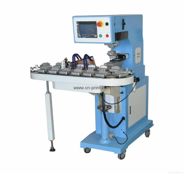 Quality One Colour Conveyer Sealed cup Pad Printer for sale