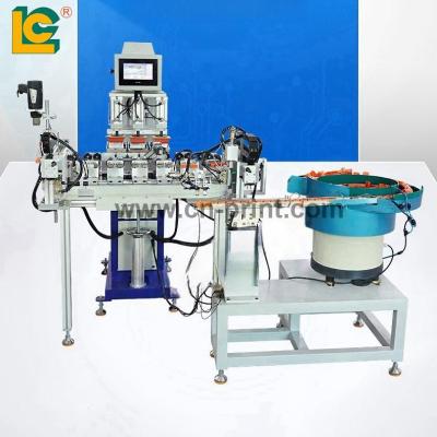 China PLC control Independent Air 3-color auto Sealed Ink Cup Printing machine for sale