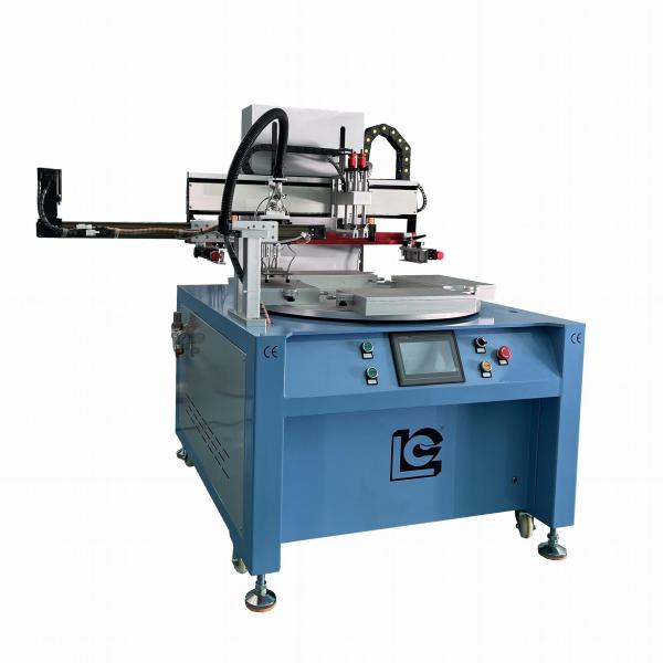Quality Rotating Working Table Screen Printer & Sevro Mechanical Arm for sale
