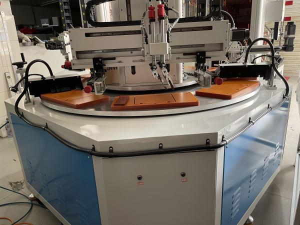 Quality Two-color turntable flat screen printing machine for sale