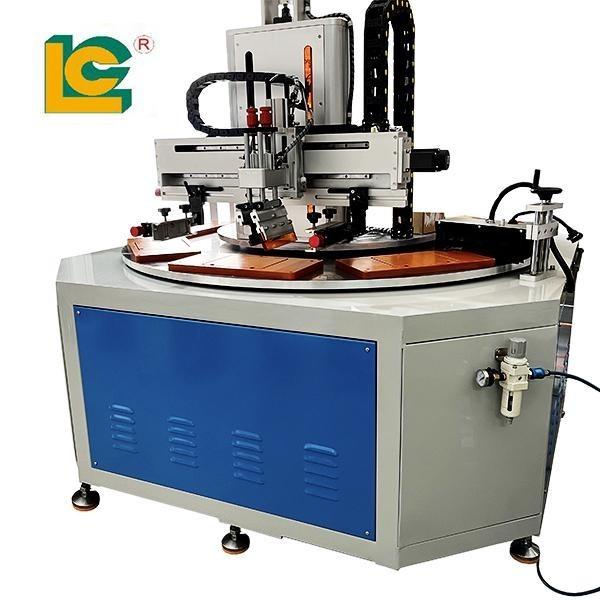 Quality Two-color turntable flat screen printing machine for sale