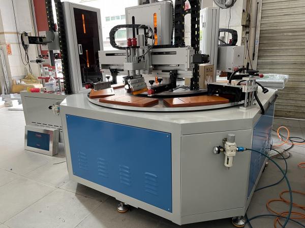 Quality Two-color turntable flat screen printing machine for sale