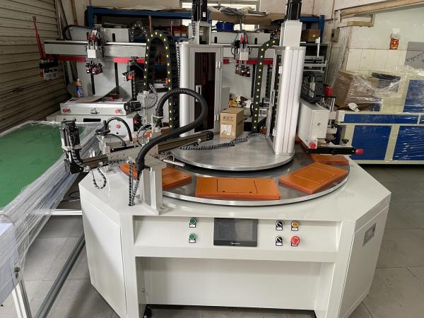 Quality Two-color turntable flat screen printing machine for sale