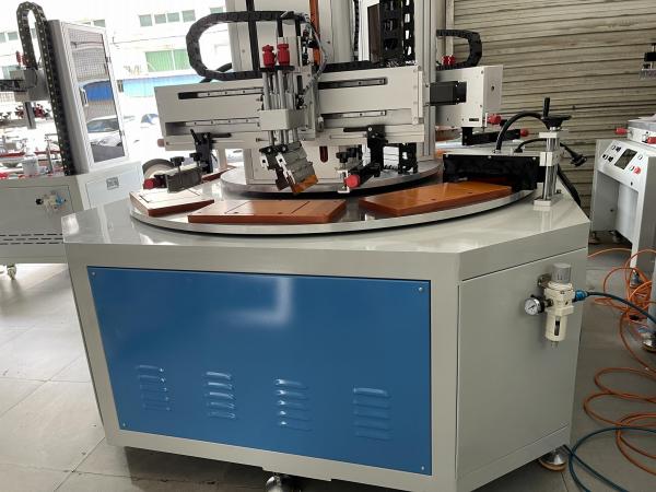 Quality Two-color turntable flat screen printing machine for sale