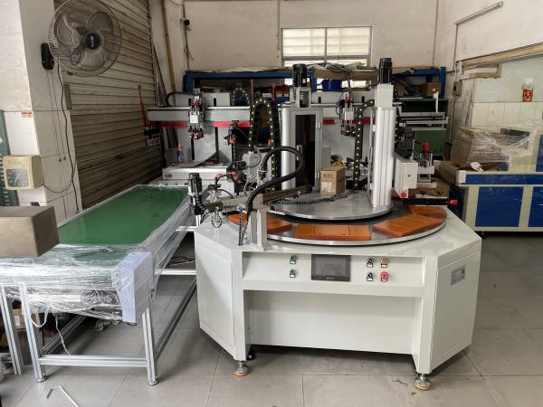 Quality Two-color turntable flat screen printing machine for sale