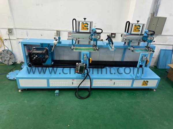 Quality Servo rotary two colors plastic crate box screen printing machine with LED UV for sale
