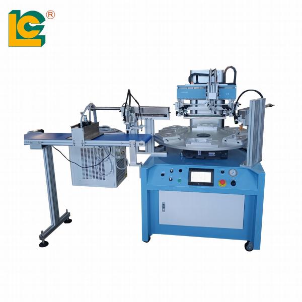 Quality Rotary pneumatic flat screen printing machine for sale