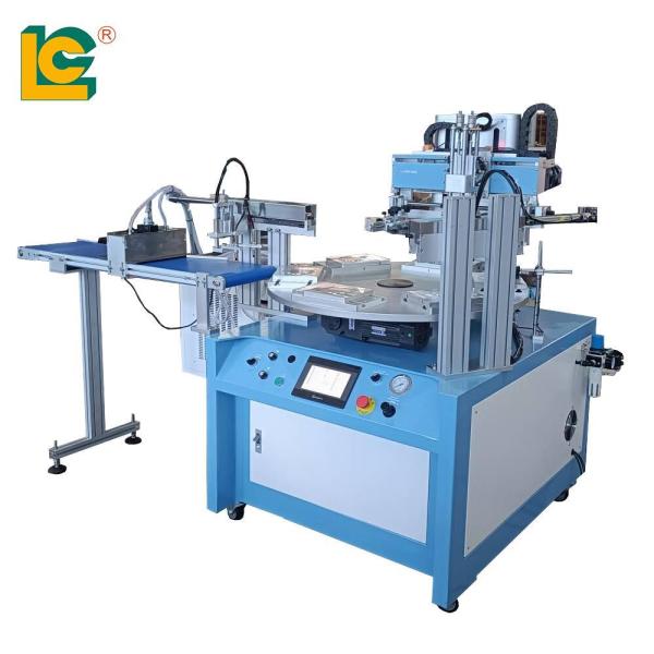Quality Rotary pneumatic flat screen printing machine for sale