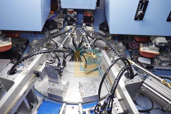 Quality LC Automatic 6 Color PLC Control Rotary Tampo Pad Printer Machine with Servo for sale