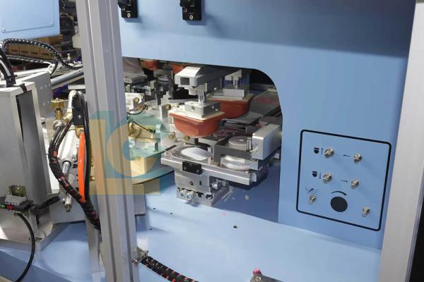 Quality LC Automatic 6 Color PLC Control Rotary Tampo Pad Printer Machine with Servo for sale