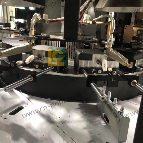 Quality Automatic 4 Color Wine Bottle Screen Printing Machine With CCD Positioning for sale