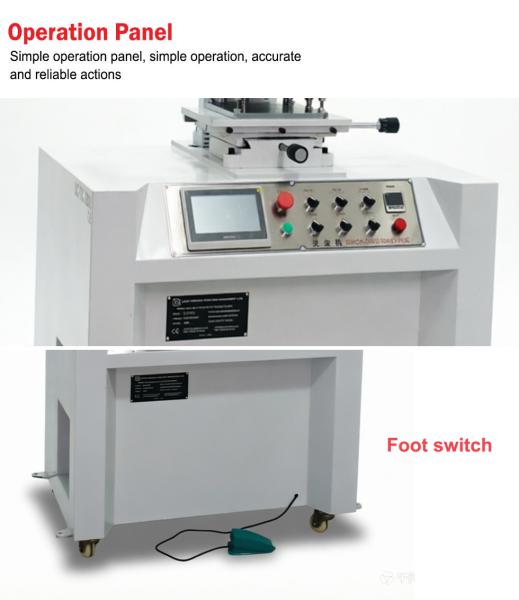 Quality Semi-automatic Push-pull Worktable Flat Hot Stamping Machine for sale
